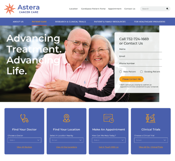 Astera Cancer Care Rebranding by Healthcare Success