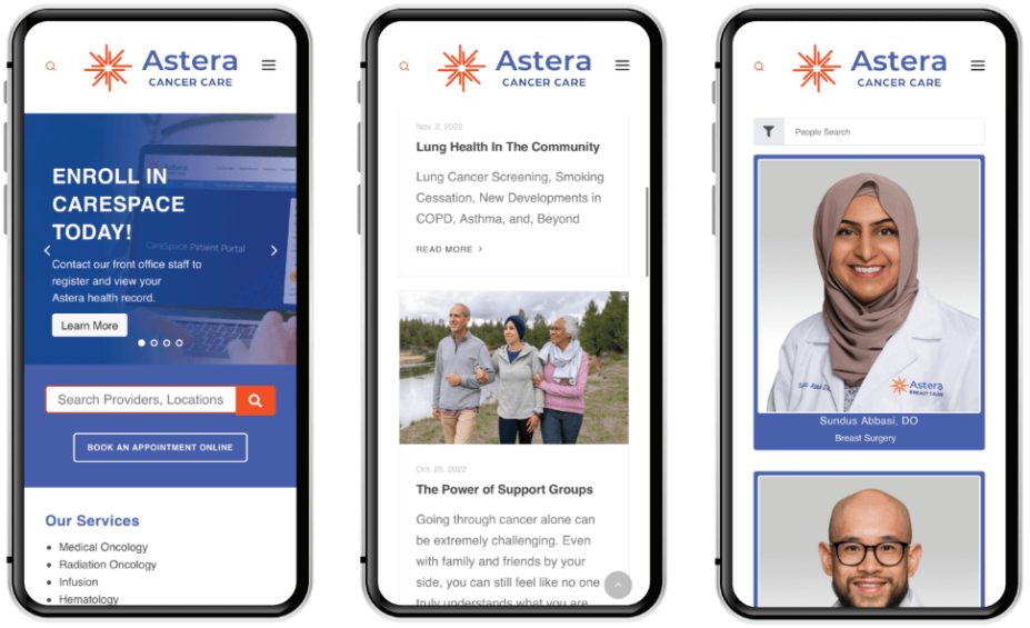 Astera Cancer Care Rebranding by Healthcare Success